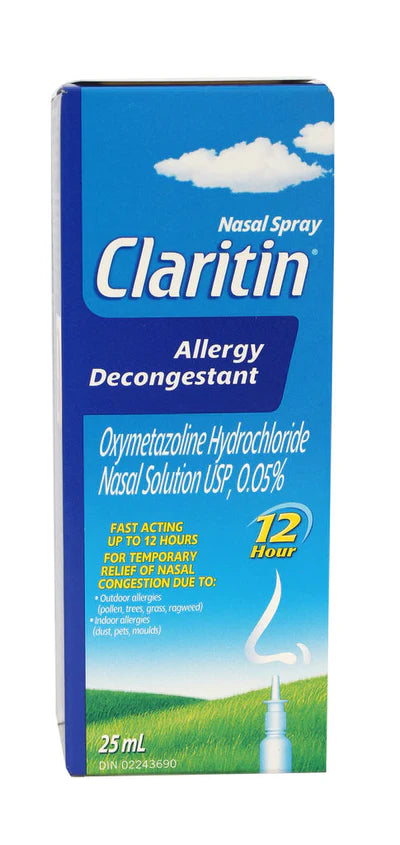 CLARITIN ALLERGIC CONGESTION RELIEF NASAL PUMP SPRAY – otcm-plus