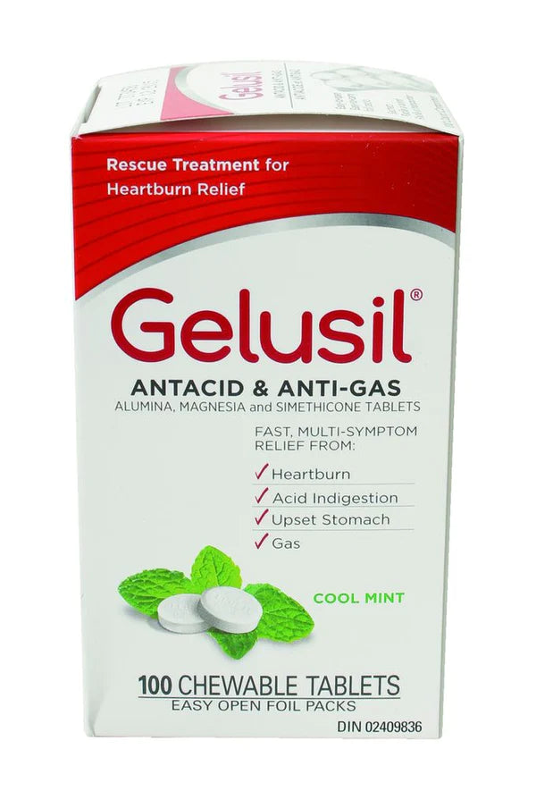 GELUSIL CHEWABLE TABLET 100 COUNT – otcm-plus