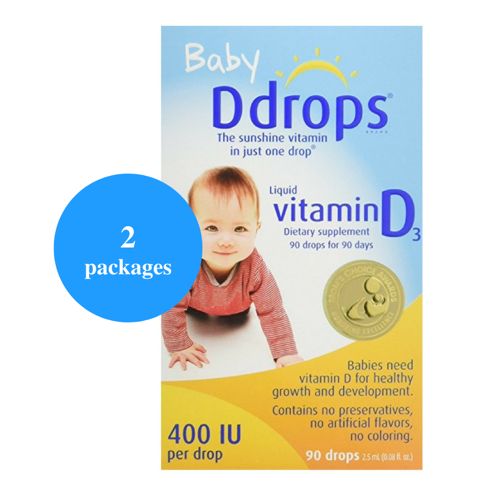 Ddrops Baby 400 IU Drops, Pack of 2 – otcm-plus